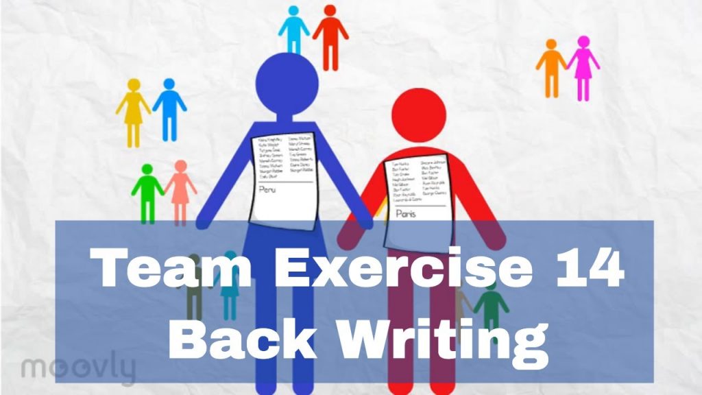 Group Exercise Ideas - Back Writing