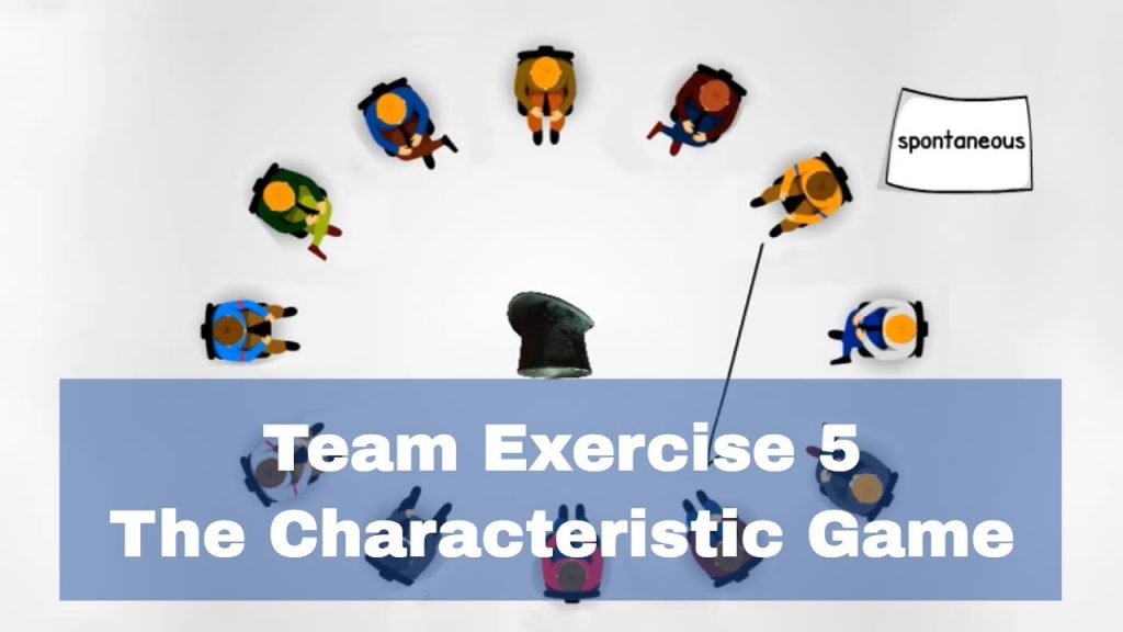 Team Bonding Games - The Characteristic Game